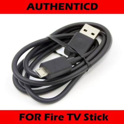 AUTHENTICD® New 1M Micro USB Power Cable For Amazon Fire TV Stick OEM ...