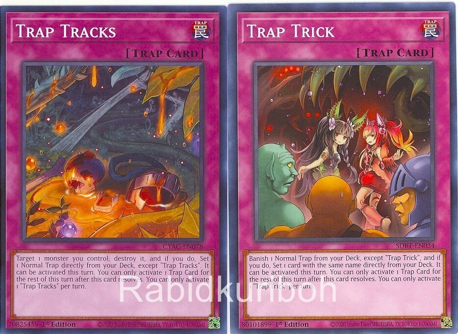 Yugioh Trap Trick + Trap Tracks Set | eBay