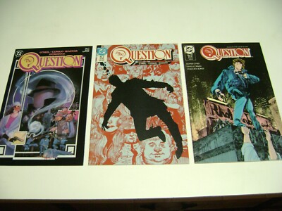 1986-89 DC THE QUESTION comic book lot of 3, FIRST ISSUE, #1, 2, 27 | eBay