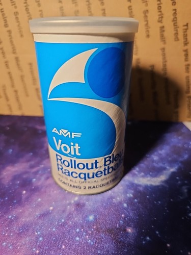 AMF Voit rollout Blue Racquetballs Opened! 1990s Stock 1 Ball Vintage ...