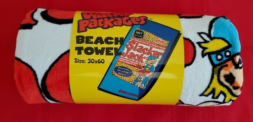 WACKY PACKAGES VINTAGE TOWEL NEW CONDITION @@ SLACKER JACK @@ | eBay