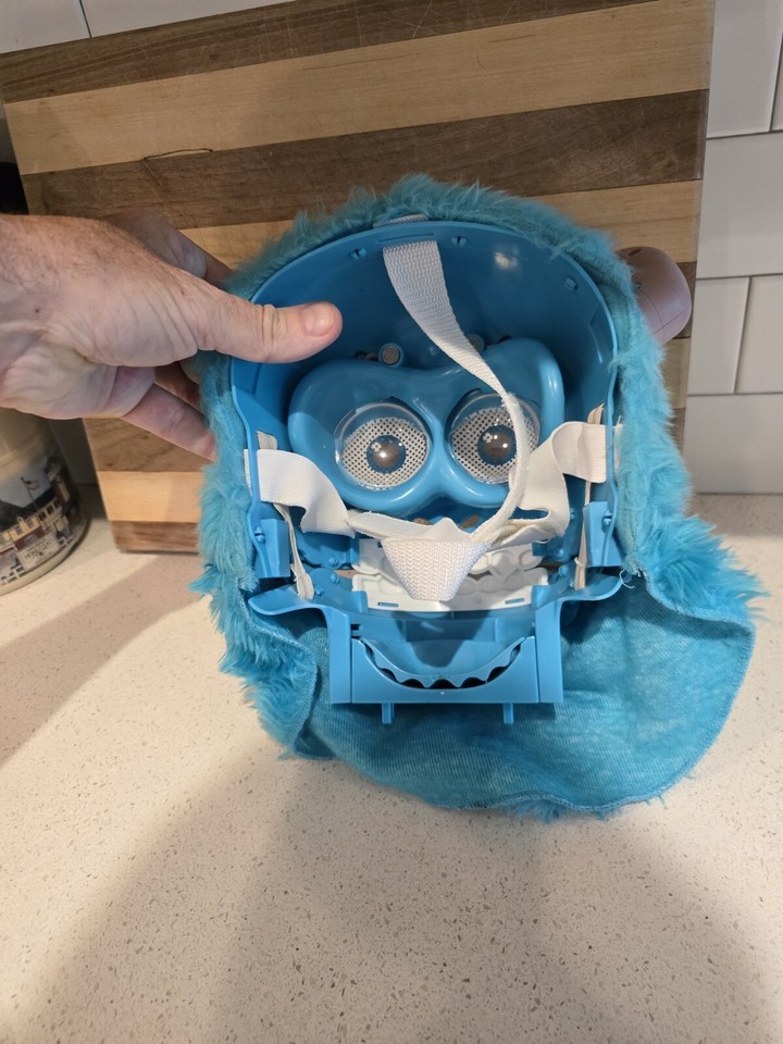 Sully From Monsters Inc. Moveable Mouth Eyebrows Mask Furry - Fits ...