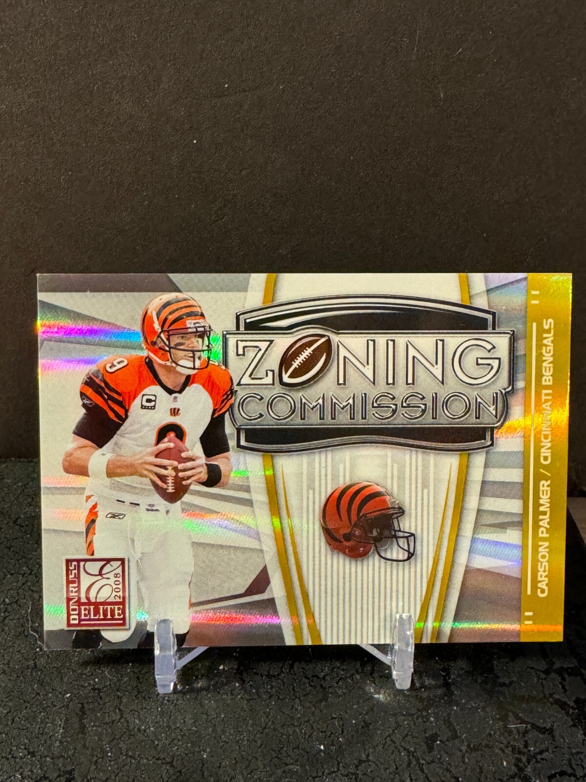 2008 Elite Football Carson Palmer Zoning Commission Card #ZC-3 #799/800 | eBay