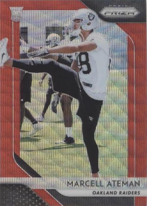 2018 Panini Prizm - Rookie Marcell Ateman #288 Red Wave Prizm /149 (RC ...