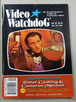 VINTAGE VIDEO WATCHDOG MAGAZINE NO 25 SEPT/OCT 1994 SW9 | eBay