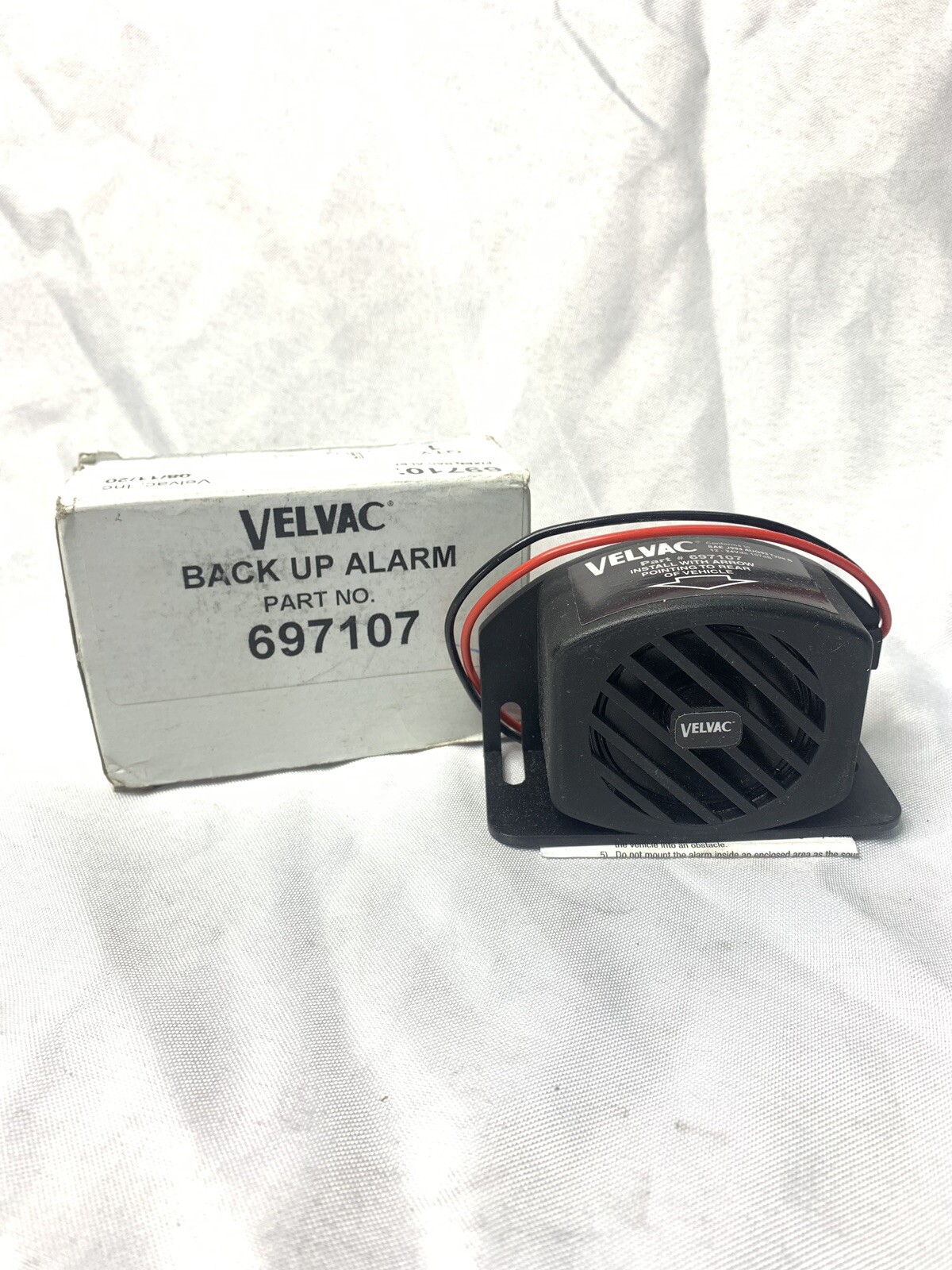 Velvac 697107 Back up Alarm 107db Black 2-7/16 in H for sale online | eBay