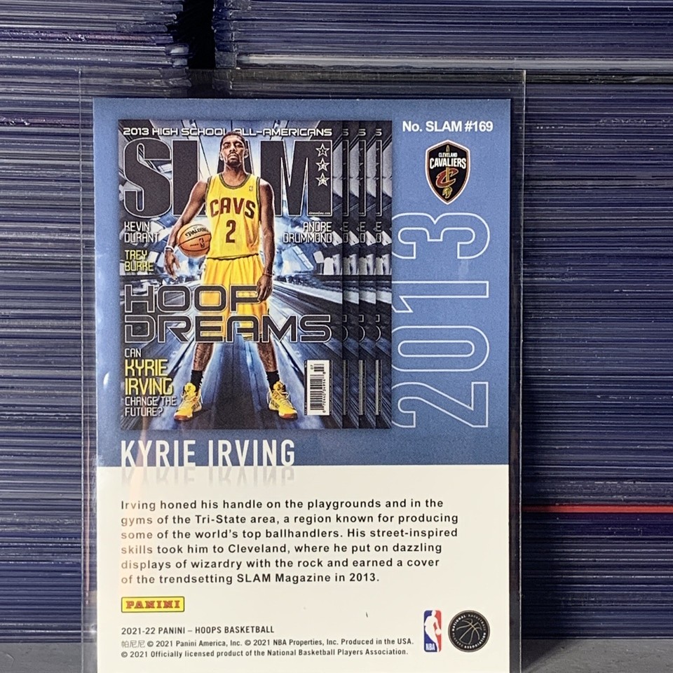 Kyrie Irving 2021-22 Hoops NBA Slam Magazine #169 Cavaliers | eBay