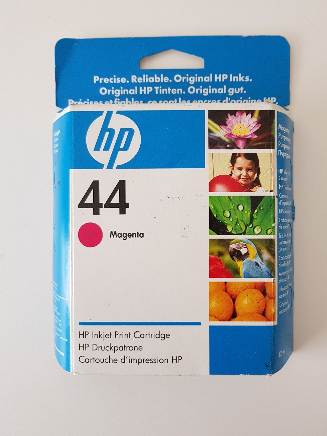 Genuine Unused Original & Box Sealed HP 44 Ink Cartridge Set - Magenta ...