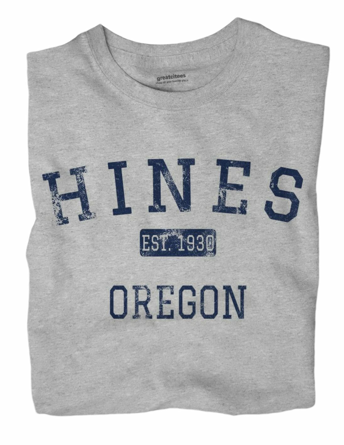 Hines Oregon OR T-Shirt EST | eBay