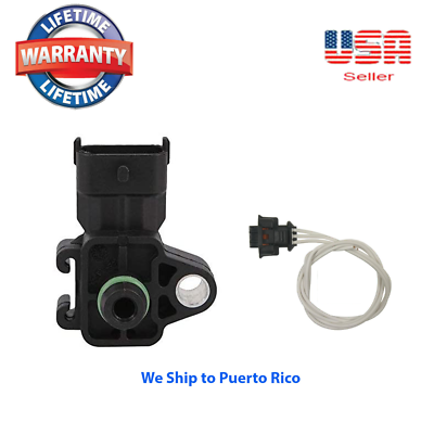 Manifold Absolute Pressure MAP Sensor +PIGTAIL For Buick Cadillac ...