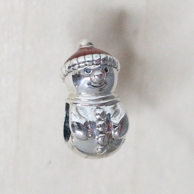 Pandora 798478C01 Snowman and Santa Hat Charm - Sterling Silver for ...