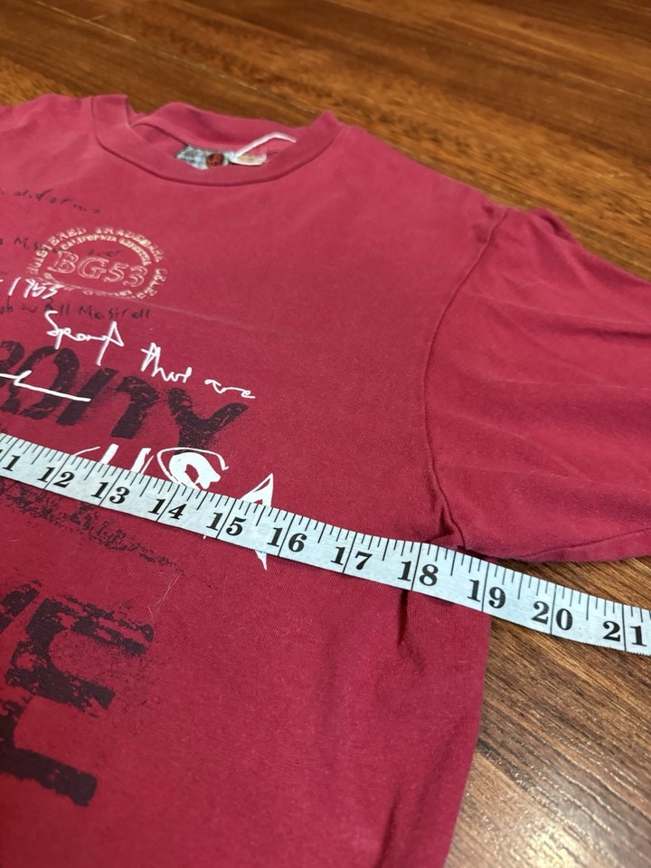 Y2k Body Glove Red Surf Tee | eBay