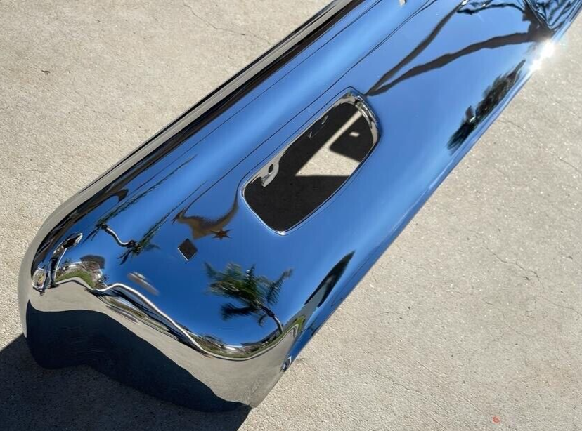 SX DODGE CORONET 440 500 NEW TRIPLE PLATED CHROME FRONT IMPACT BUMPER ...