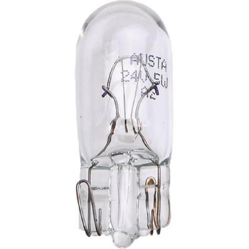 Wedge T10 W5W Globes 10 Pack 24v 5w W2.1x9.5d Clearance Number Plate ...