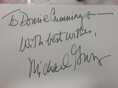 Michael Gross signed autograph auto 3x5 card Steven Keaton on Family ...