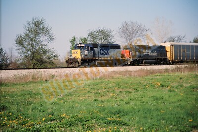 Vtg 2000 Train Slide 8423 CSX Engine Bairdstown OH X6J128 | eBay