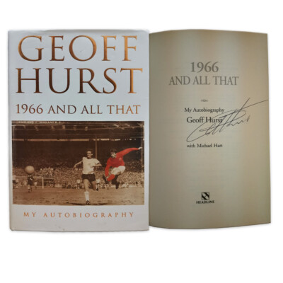 Geoff Hurst Signed Book | eBay UK