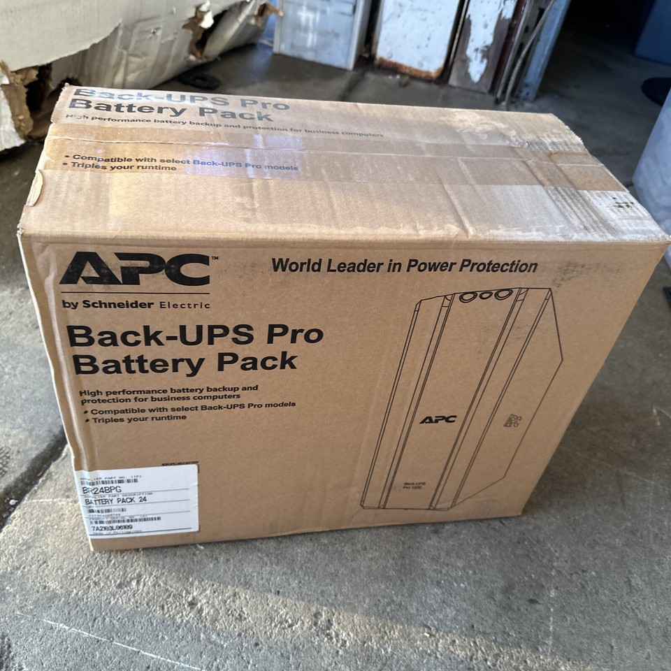 New APC Back-UPS Pro Battery Pack 24V Backup UPS Black (BR24BPG ...