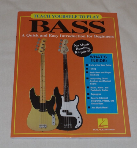 Teach Yourself to Play Bass, by Hal Leonard 9781495054792| eBay