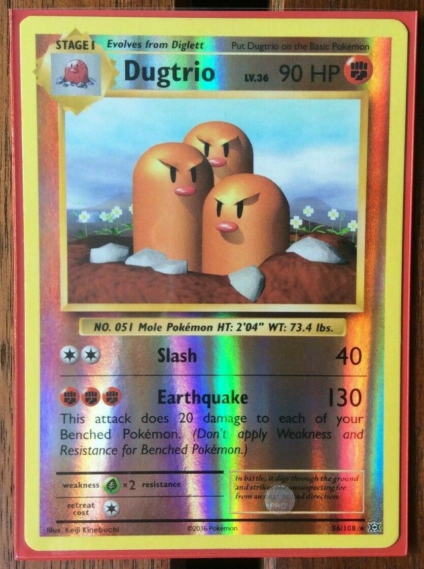 Pokemon Dugtrio Evolution Chart