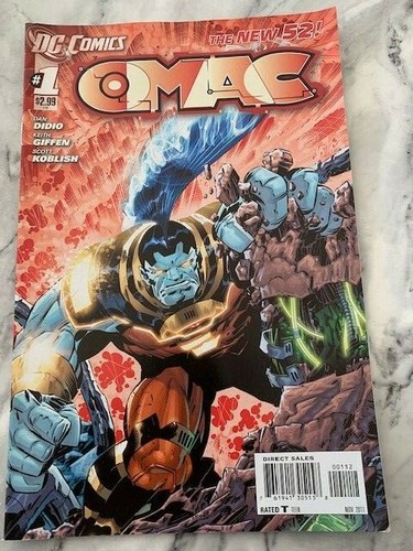 Omac 1 - The New 52 - Keith Giffen - DC Comics Rare 2nd Print 2011 Hot ...