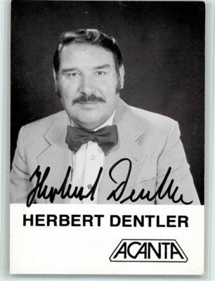 10545766 - Herbert Dentler - Autogramm Originale | eBay.de