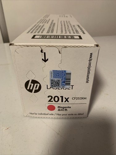 HP 201X Magenta Genuine LaserJet Toner Cartridge CF253XM | eBay