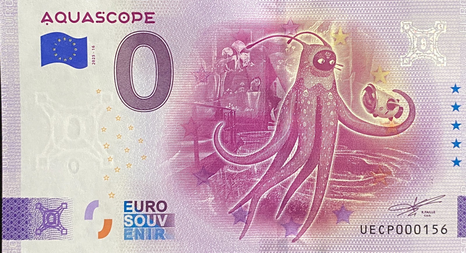 Ticket Aquascope Octopus France 2025 Number Various | eBay Australia