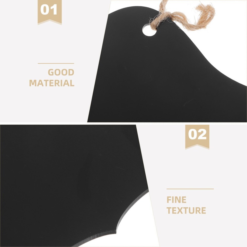 12 Pcs Acrylic Hanging Signs Erasable Message Boards For Wedding Bar ...