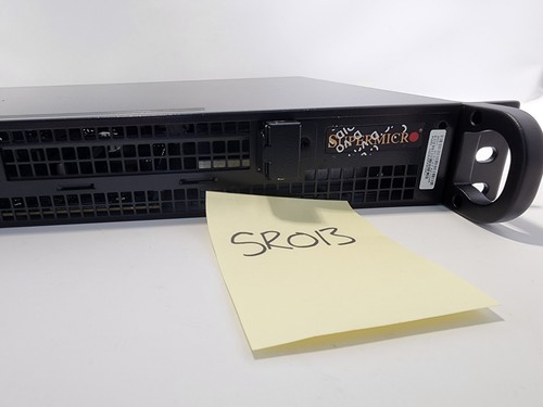 Supermicro 1U 5018D Server: X10SDV-TP8F, Xeon D1518, 10G-SPF+, 16gb ...