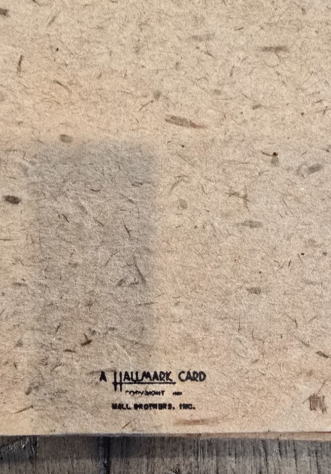 Vintage Rare 1930's Hallmark Christmas Card - Fold Out - Very Large | eBay