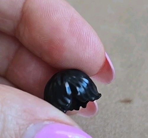LEGO 87991 Minifig, Hair Tousled with Side Part -black | eBay