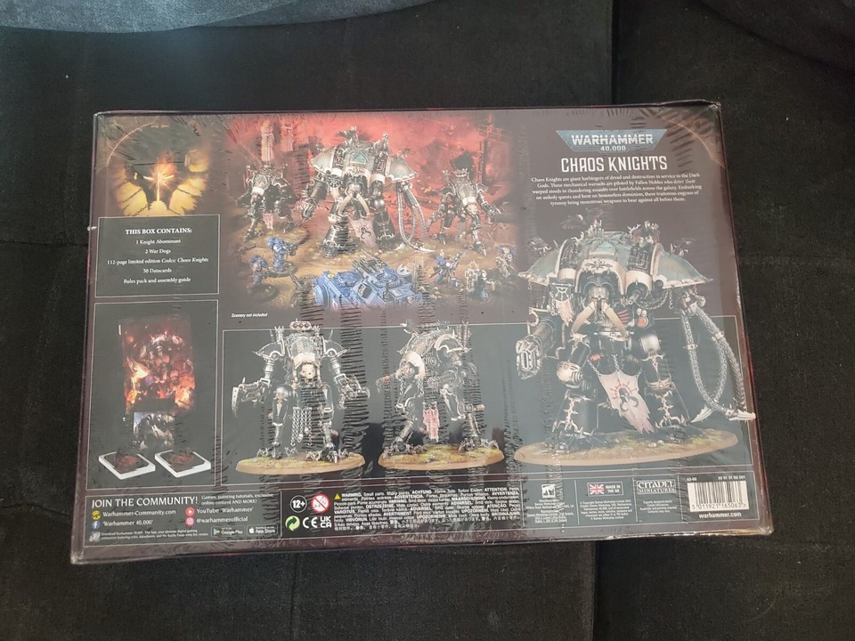 Warhammer 40k Chaos Space Marines Knights Army Box Sealed | eBay
