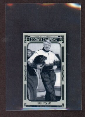 2015 Upper Deck Goodwin Champions Mini Cloth Lady Luck Ivan Stewart /50 ...