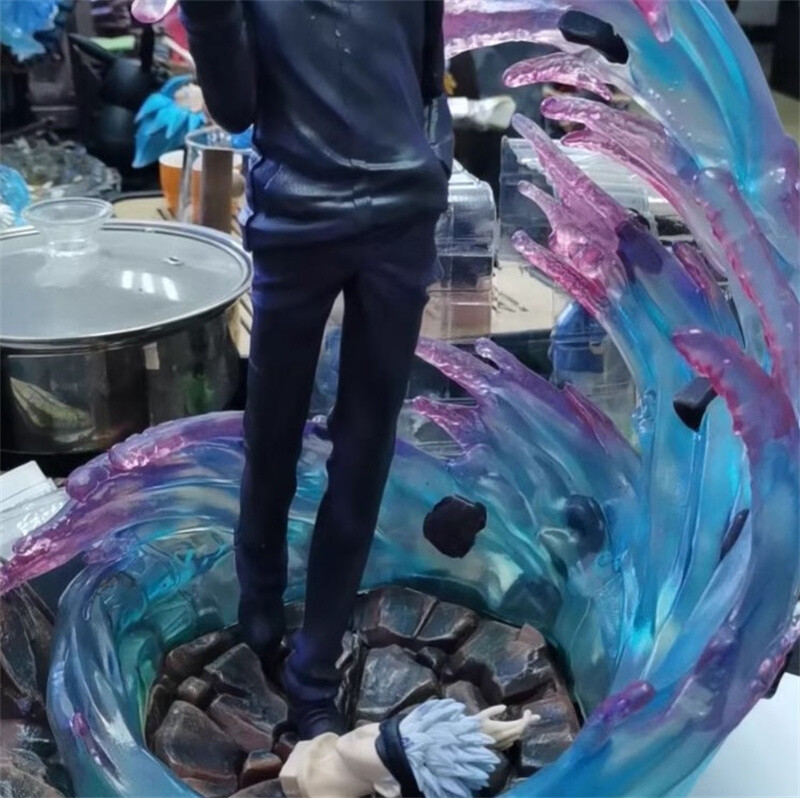 Anime Jujutsu Kaisen Satoru Gojo PVC Figure Statue Double-Head ...