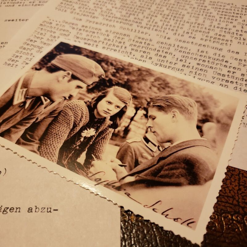 Sophie Scholl - White Rose (anti-nazi) Leaflet #1 with autographed ...