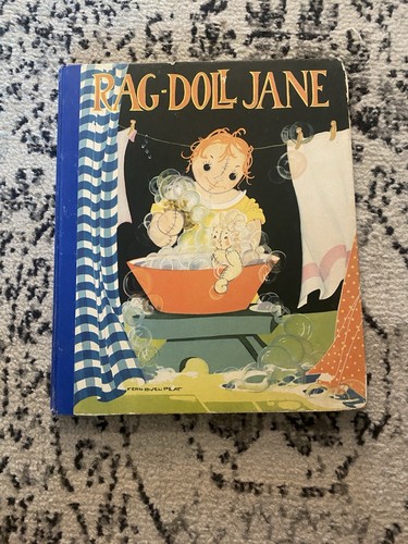 Rag-Doll Jane Illustrated Children's Book Literature Rag Doll Vintage ...