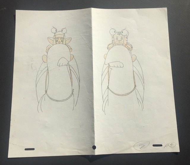 SHIMA SHIMA TORA NO SHIMAJIROU - SHIMARJIRO & RAMURIN anime cel A5 w ...