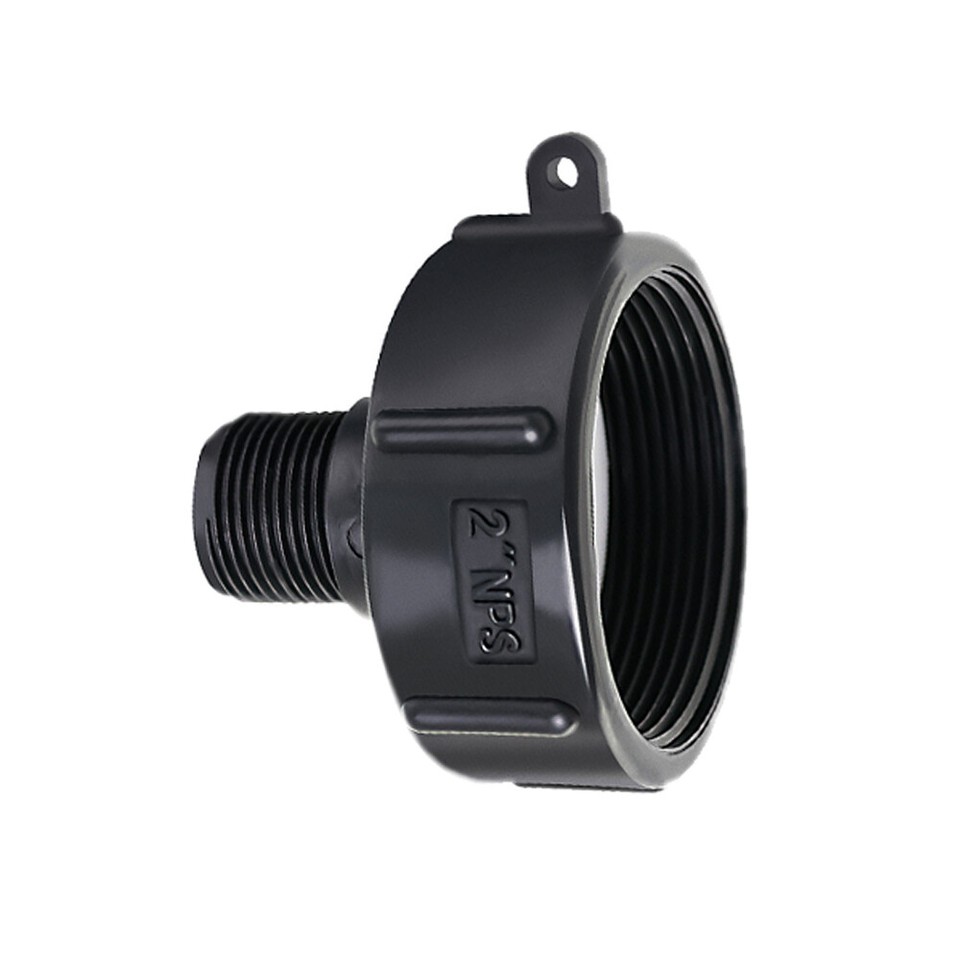 2/4X 275 330 Gallon IBC Tote Water Tank Adapter 2"NPS Fine Thread x 3/4 ...