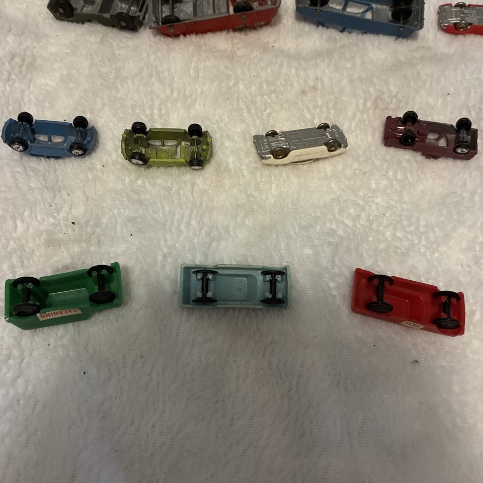 Vintage Diecast Metal And Plastic Toy Car Lot Of 12 | eBay