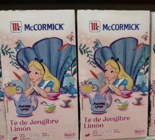 2X McCORMICK GINJER LEMON TEA - TE DE 7 JENGIBRE LIMON - 2 BOXES 25 ...