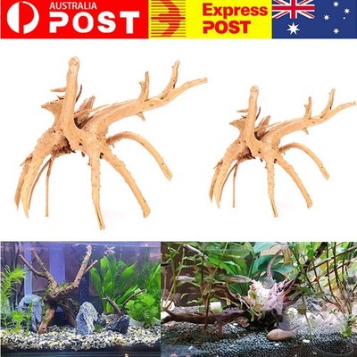 Natural Aquarium Sinkable Driftwood Fish Tank Branches Decor for Fish ...