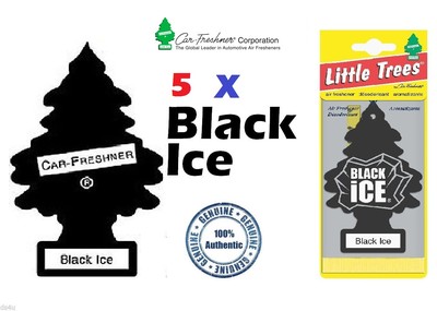 5 X BLACK ICE SCENT MAGIC TREE CAR/HOME/VAN/OFFICE AIR FRESHENERS BULK ...