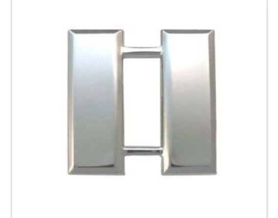 Army Officer Rank 22k Captain Silver Sta-brite Ira Green 1-5288 ...