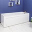 Croydex Unfold 'N' Fit White Front Side Bath Panel 1680mm & Lockable ...