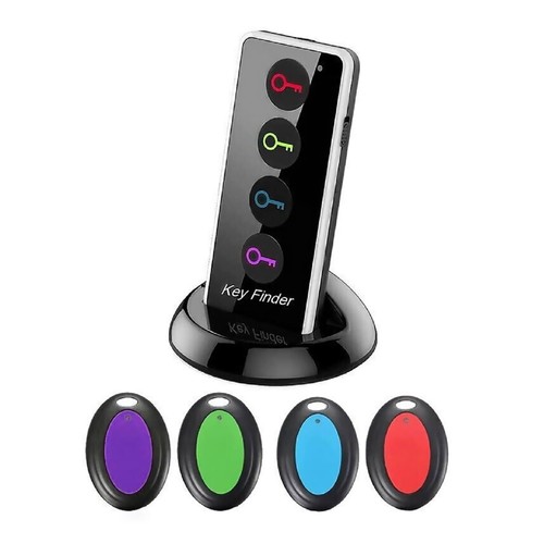 4in1 80dB Wireless Key Wallet Finder Remote Control Lost Locator Finder ...