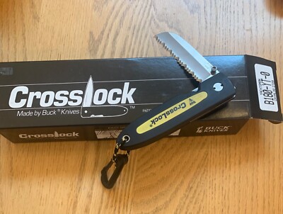 VINTAGE BUCK 180 YACHTSMAN CROSSLOCK KNIFE NEVER USED IN BOX D3 | eBay