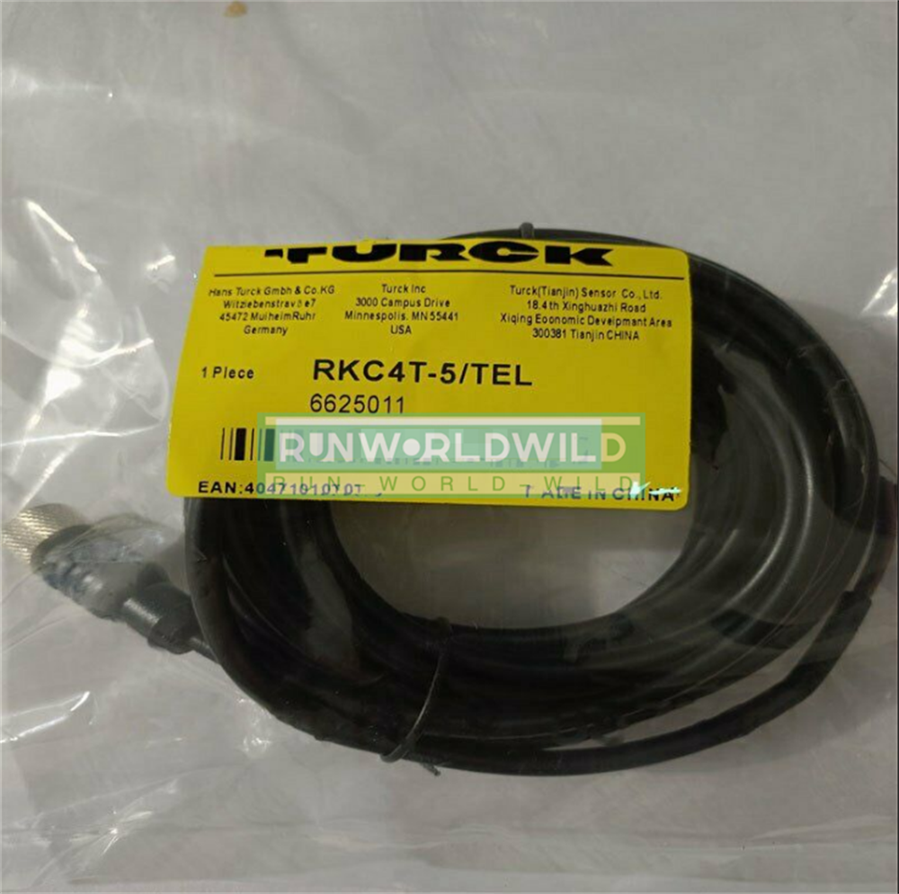 1Pcs New For TURCK Sensor Cable RKC4T-5/TEL 6625011 | eBay