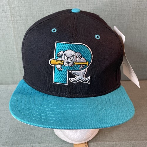 Vintage 90s Portland Sea Dogs Adjustable Snapback Hat Cap New Era MLB ...