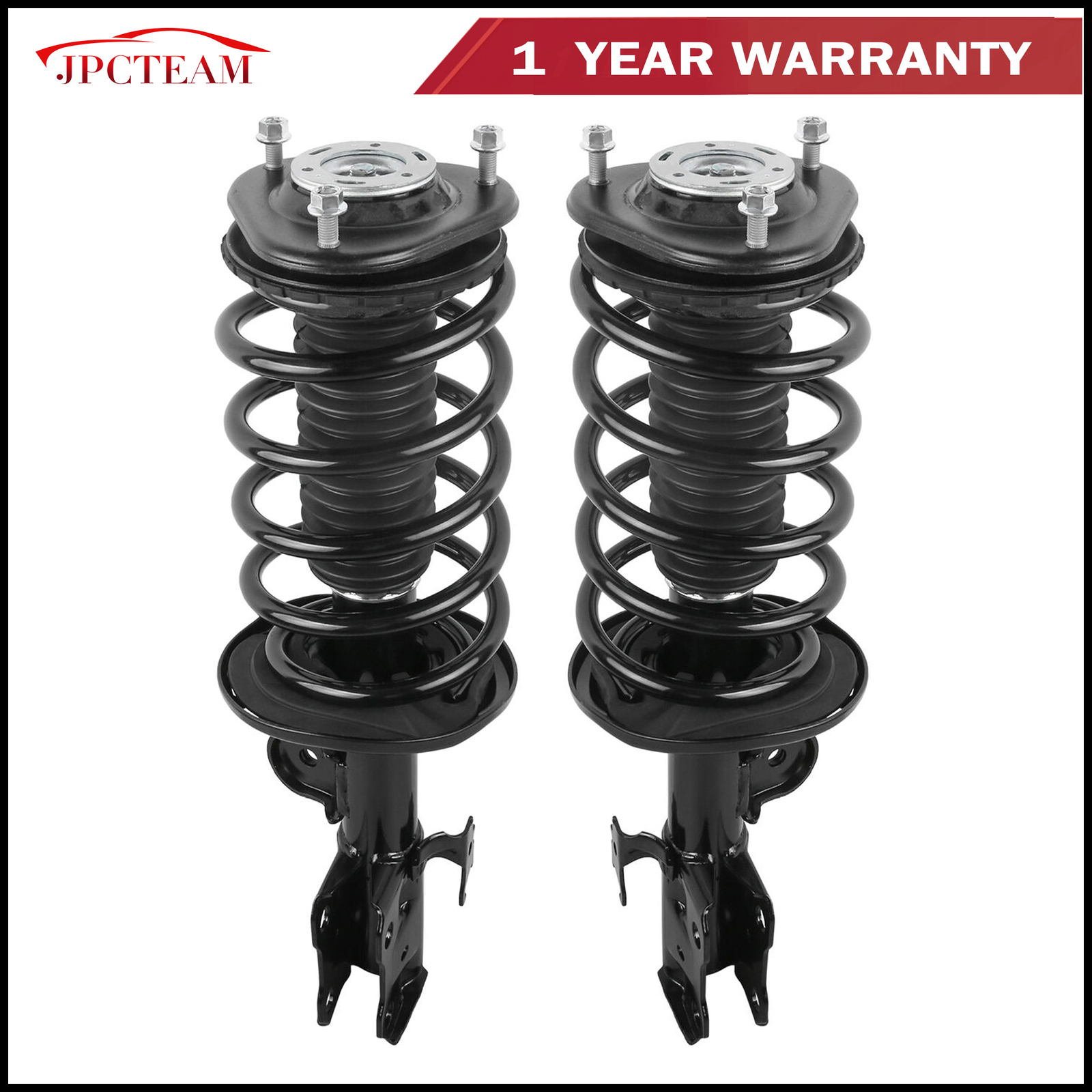 2X Front Struts Shocks w/Coil Springs For 10-15 Toyota Prius Hatchback ...